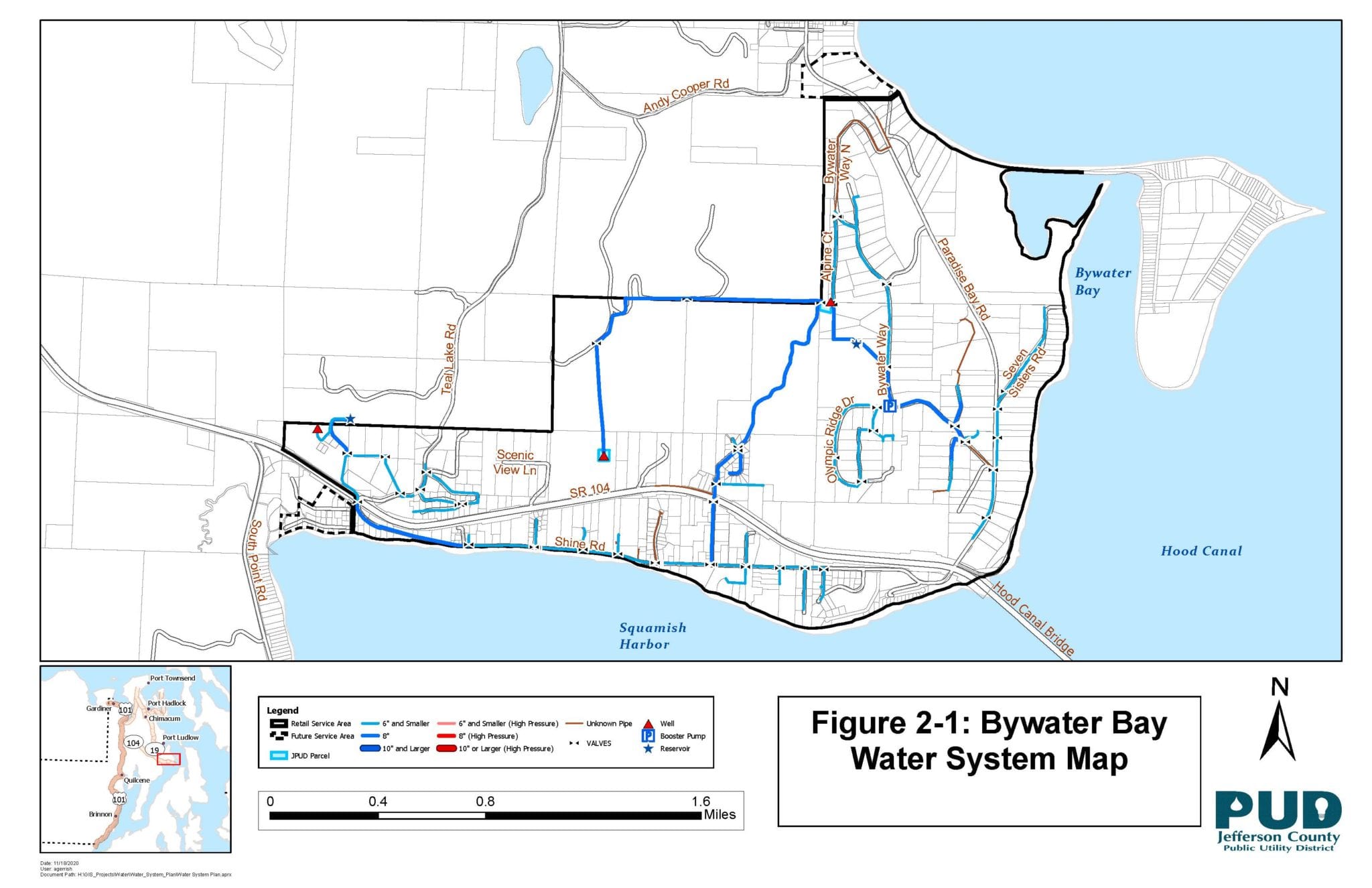 Reduced Capacity in Bywater Bay System, Water Conservation Requested - JPUD