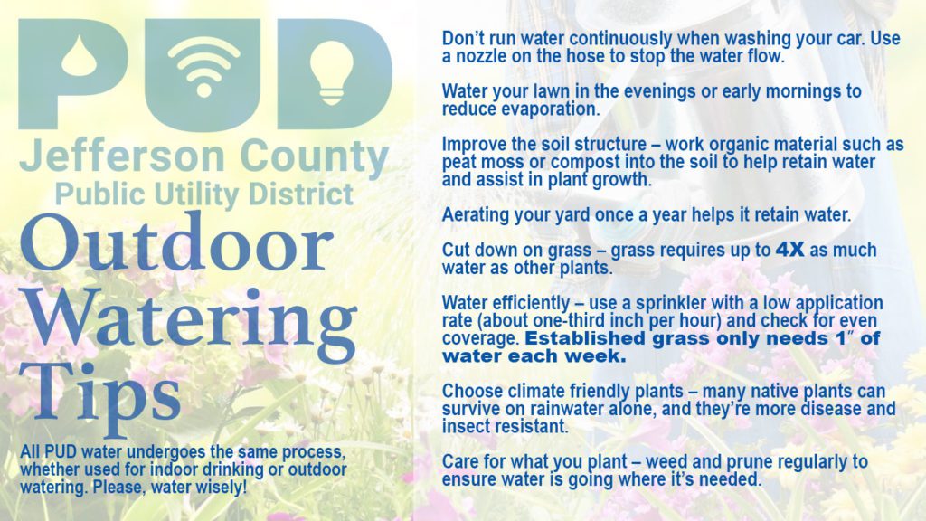 Outdoor Watering Tips - JPUD