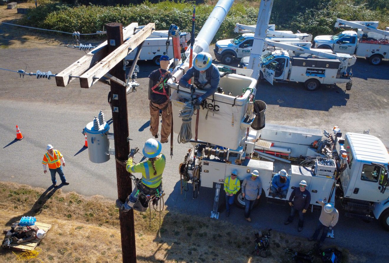 Practice Makes Perfect - Pole Top Safety Training - JPUD
