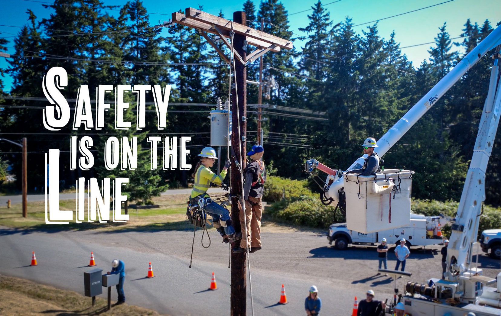 Practice Makes Perfect - Pole Top Safety Training - JPUD